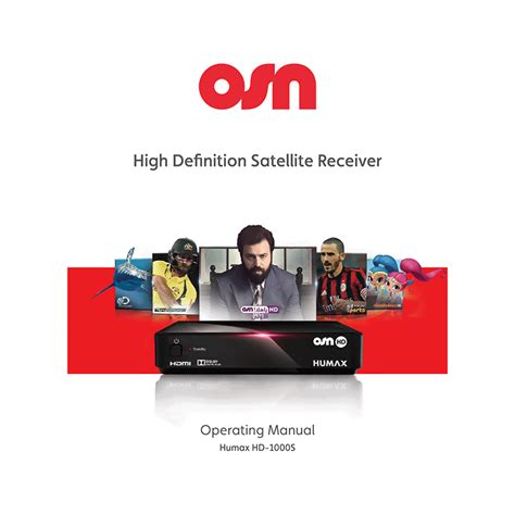 Humax Hd 1000s Satellite Receiver Osn Box User Manual