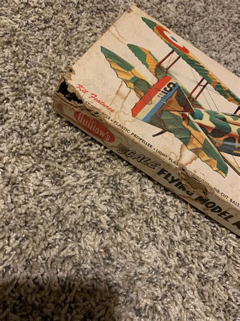 Vintage Balsa Model Airplane Kits Guillows French Spad 21969001