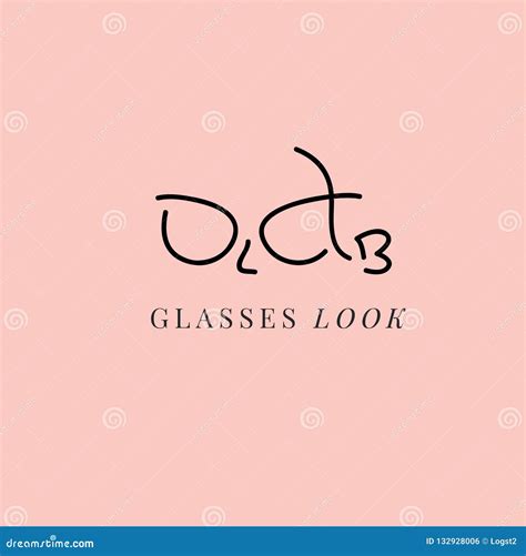 Looking Glasses Vector Logo Hand Drawn Glasses Emblem Stock Vector Illustration Of Linear