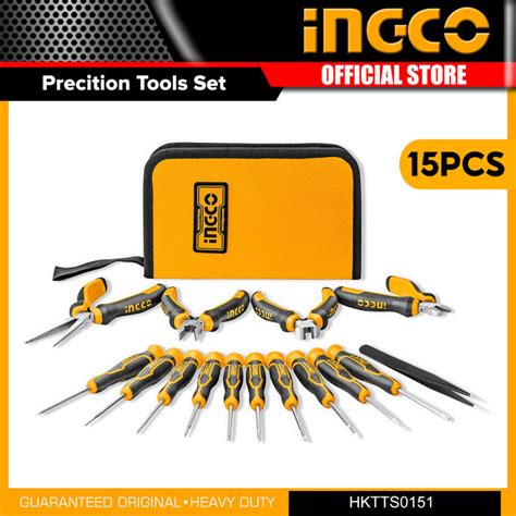 Mall Exclusive Ingco 15pcsset Precision Tools Set High Quality Hktts0151 Htss Lazada Ph