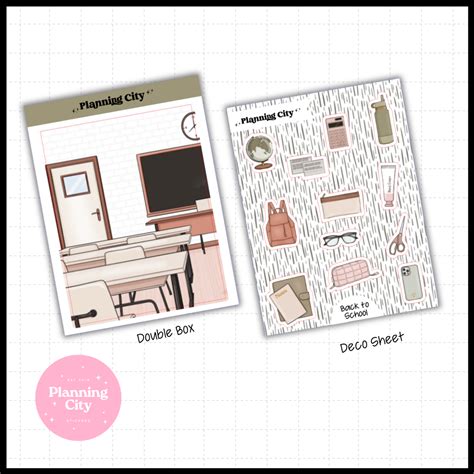 Back To School Deco Add On Planning City
