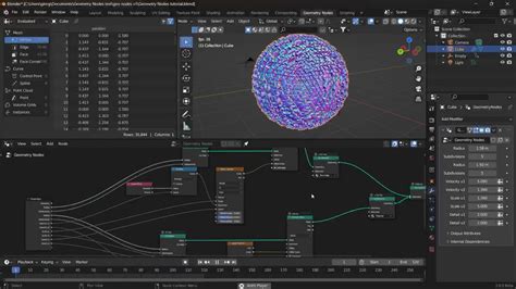 Blender Geometry Nodes Animation Full Project Rblender