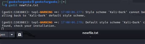 Gedit Command In Linux Geeksforgeeks