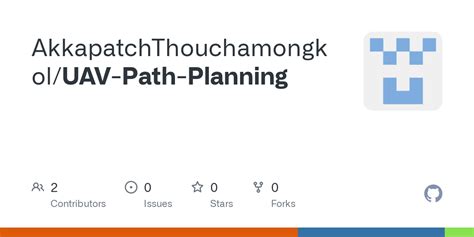 Github Akkapatchthouchamongkol Uav Path Planning