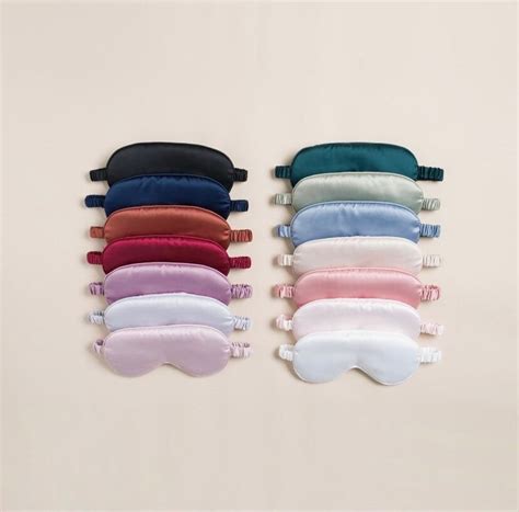 Luxury Satin Eye Masks Eye Cover Ups Sleep Masks Etsy Uk