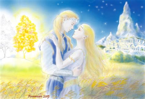 Finrod And Amarie Years Of The Trees By Alystraeaart On Deviantart