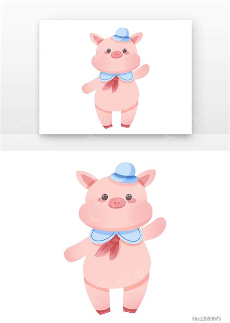 卡通粉嫩可爱猪图片下载红动中国