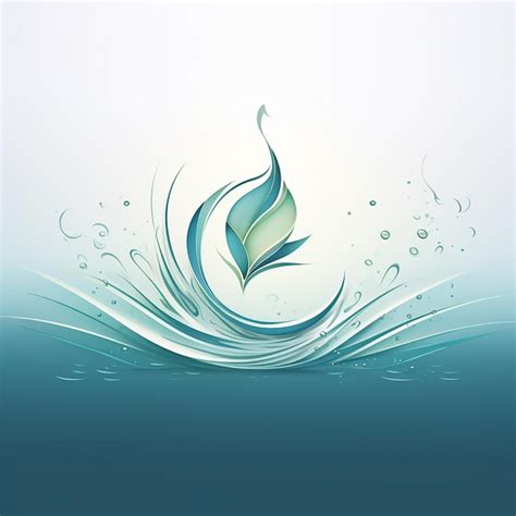 Premium Photo A Water Logo