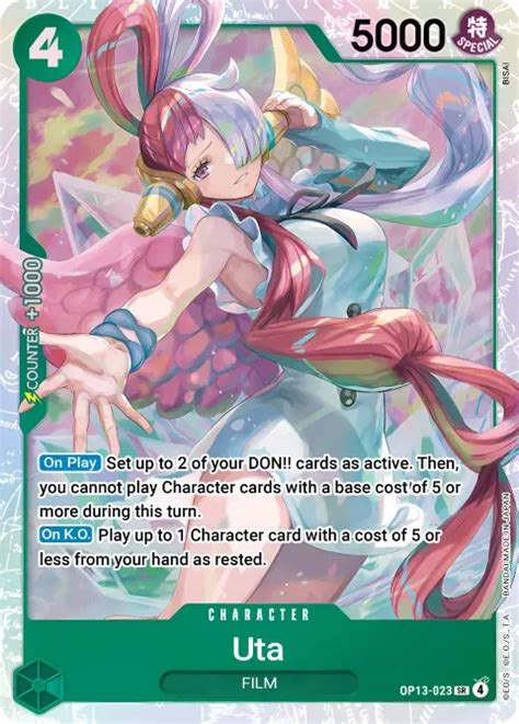 Green Uta Deck One Piece Card Game Optcg