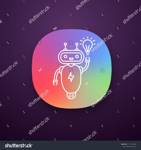 New Idea Chatbot App Icon Uiux Stock Vector Royalty Free 1171856290