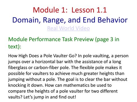 Ppt Height Comparison In Pole Vaulting Math In Action Powerpoint