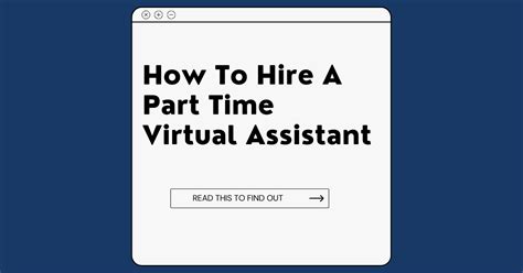 How To Hire A Part Time Virtual Assistant Property Mob