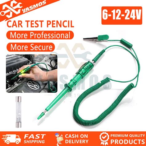 Dc Auto Car Circuit Tester 6v 12v 24v Probe Light System Test Probe