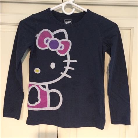 Old Navy Shirts And Tops Old Navy Girls M Hello Kitty Long Sleeve