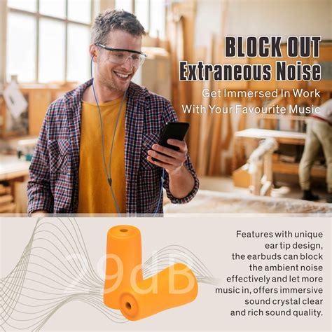 Noise Isolating Earbuds For Industrial Work Hearprotek