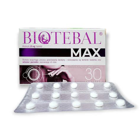 Over The Counter Drug Polpharma Biotebal Max 10 Mg 60 Tablets Biotebal