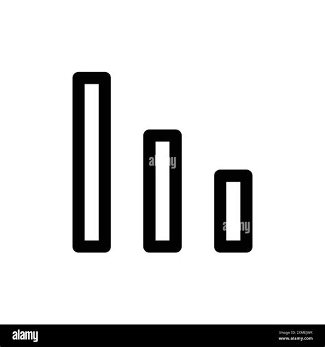 Chart Icon Set In Thin Line Outline Style And Linear Vector Sign Stock Vector Image And Art Alamy