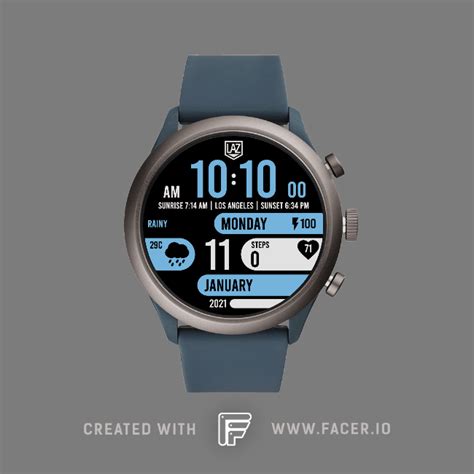 LAZ SmartFaces FREE Special Ops Weather V Watch Face For Apple Watch WearOS Galaxy