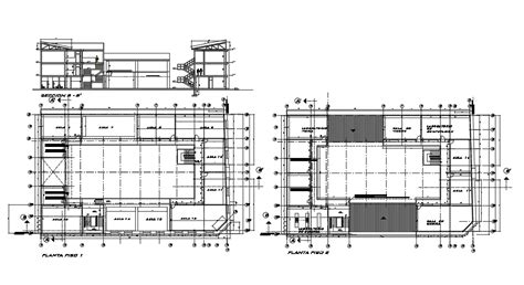 Structural Plan And Section Plan Detail Dwg File