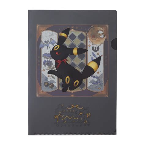 Clear File A4 Umbreon Pokémon Eevee Collection Meccha Japan