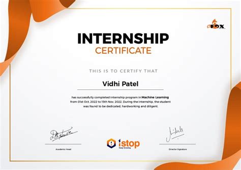 Vidhi Patel On Linkedin Machinelearning Experience Internship Connections Foxtrading