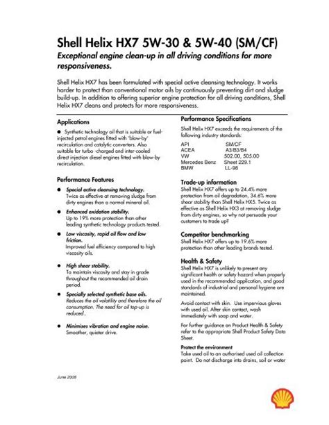Ficha Tecnica Shell Oil 9156 Pdf Pdf Coolant Corrosion 59 Off