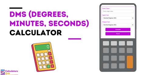 Dms Calculator Degrees Minutes Seconds