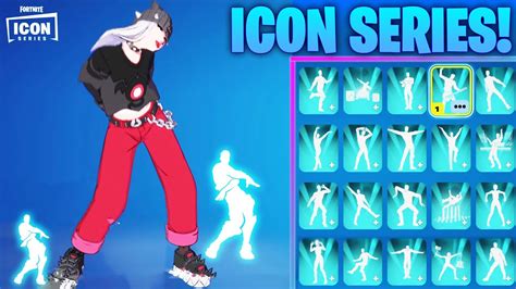 New Greta Grim All Icon Series Dances And Emotes In Fortnite Chapter 1