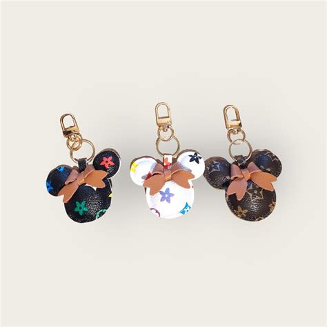 Mickey Mouse Key Keychain Etsy