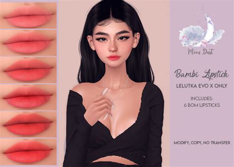 Second Life Marketplace Moon Dust Bambi Lipstick