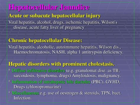 Ppt Diagnostic Approach To Jaundice Powerpoint Presentation Free Download Id 152574