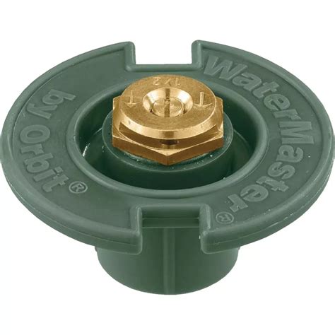 Orbit Flush Head Sprinkler With 15 Ft Half Pattern Brass Nozzle True