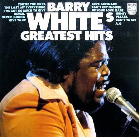 Barry White Barry Whites Greatest Hits 1975 Gatefold Sleeve Vinyl