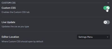 A Way To Temporarily Turn Off The Custom Css · Issue 1644