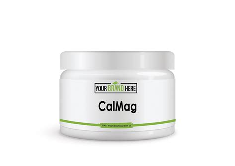 CalMag Lemon - Calcium + Magnesium + C/200 g - Natural White Label
