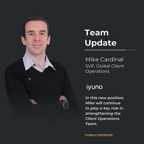 Iyuno On Linkedin Iyunos Michael Cardinal Continues To Play A Key