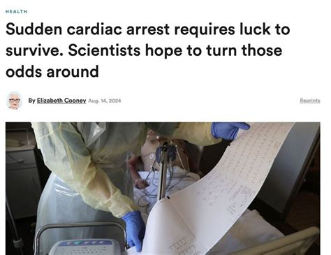 Sudden Cardiac Arrest Kills 400 000 Americans Each Year Ethan Goh Md