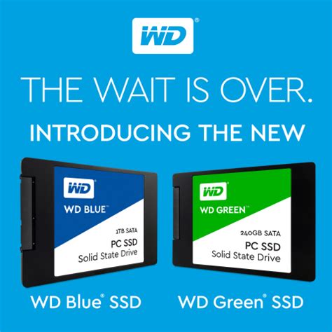 Western Digital Introduces WD Blue and WD Green Solid State Drives ...