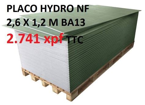 Polybat Placo Ba13 Hydrofuge Et Standard Disponible Chez