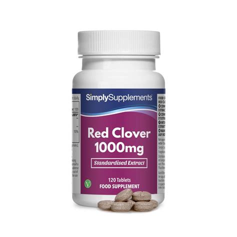 Red Clover Tablets 1000mg High Strength Isoflavone Supplement 120
