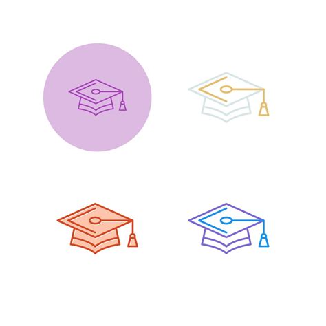 Education Cap Vector Icon 28826629 Vector Art At Vecteezy