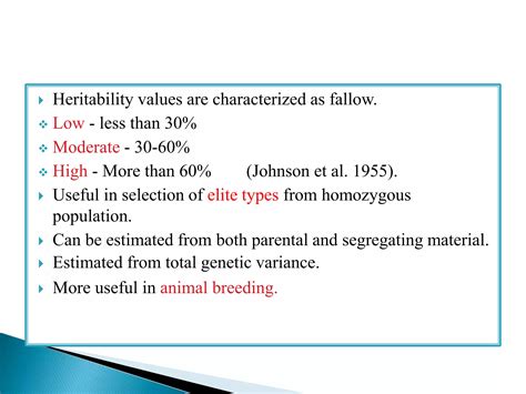 Different Variance Components In Genetics Pptx