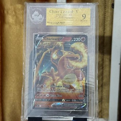 Jual Charizard V S9 014 100 Rr Pokemon Tcg Indonesia Grade 9 Oleh Zard Mafia Grading Kab