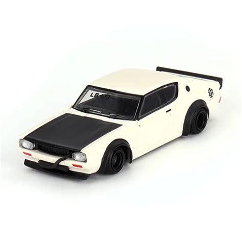 Mini Gt 164 Nissan Skyline Kenmeri Liberty Walk White Diecast Model