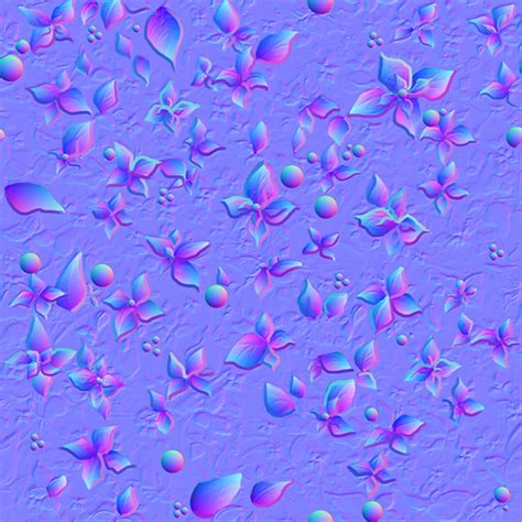 Handpainted Grassfoliage Normals Texture