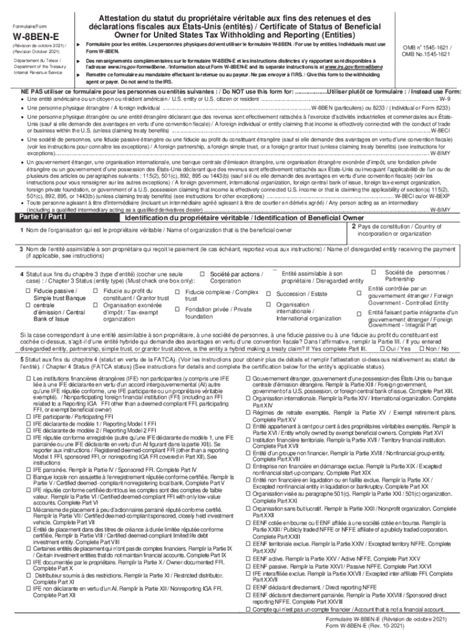 Remplissable En Ligne Certificate Of Foreign Status Of Beneficial Owner