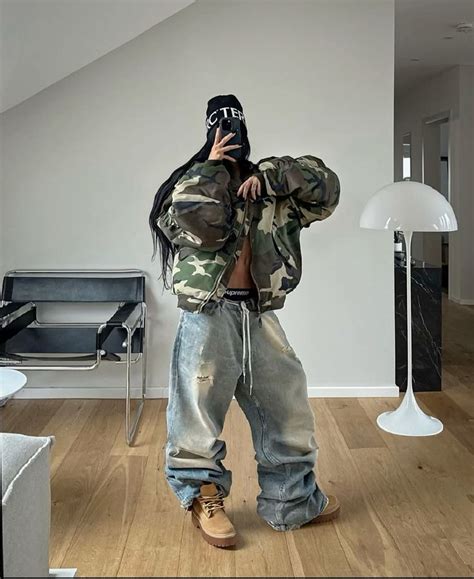 Camouflage Streetwear Style Army Streetwear Camo Inspo Outfits