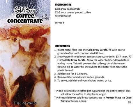 Pin On Adult Drinks Tupperware Recipes Coarse Ground Coffee Tupperware Consultant