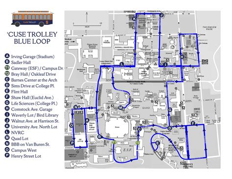 Syracuse University Parking Lot Map