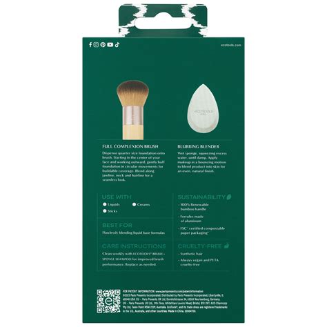 Blend Blur Makeup Brush And Sponge Duo